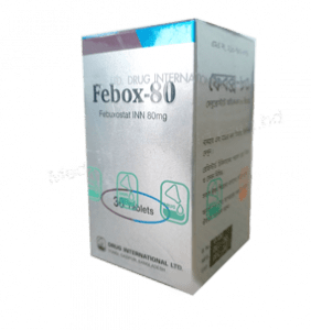 Febuxostat (Febox 80mg) Rx - MEDICINE FOR WORLD