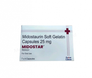 Midostaurin (Midostar 25mg) Rx - MEDICINE FOR WORLD