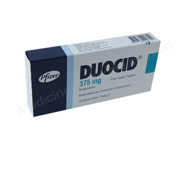 Sultamicillin (Duocid 375mg) Rx - MEDICINE FOR WORLD