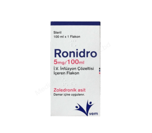 Zoledronic Acid Injection (RONIDRO 5mg/ 100ml) Rx - MEDICINE FOR WORLD