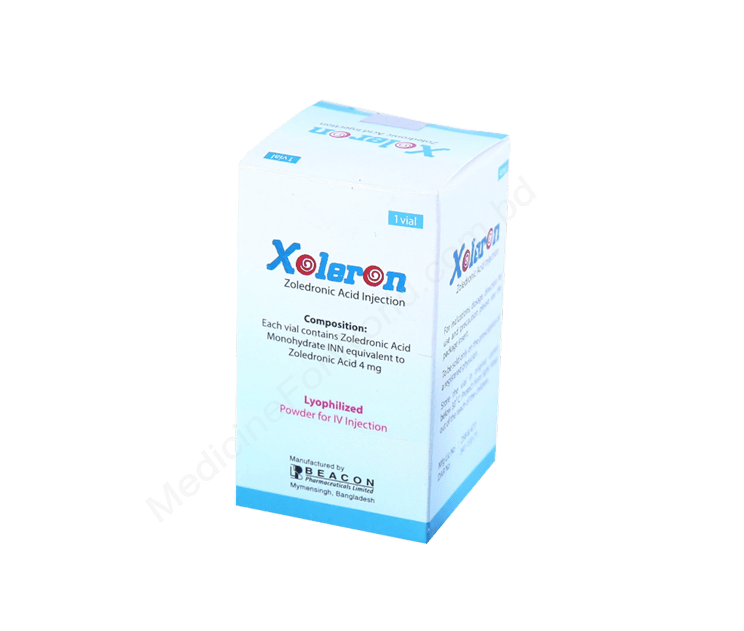 Zoledronic Acid (Xoleron 4mg/ 5ml) Rx - MEDICINE FOR WORLD