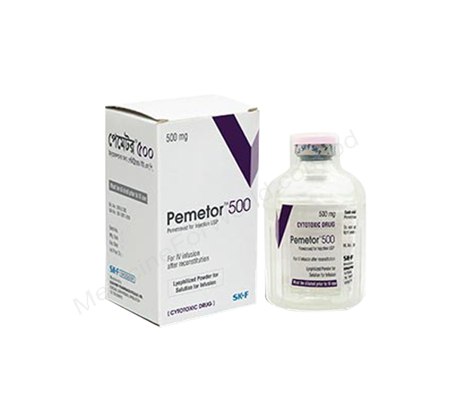 PEMETREXED DISODIUM (Pemetor 100mg / 500mg) Rx - MEDICINE FOR WORLD