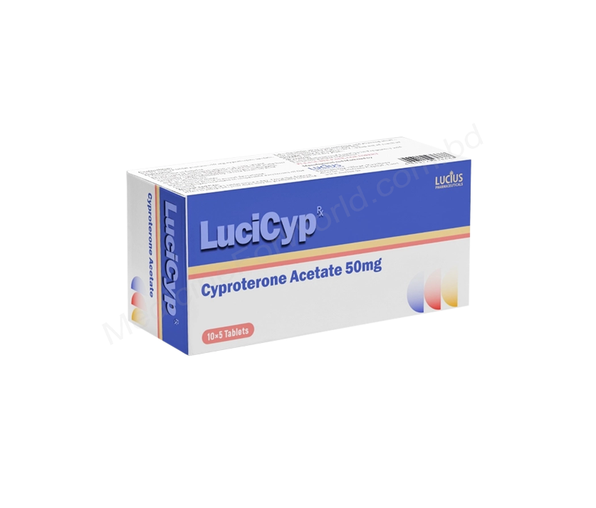 Cyproterone Acetate (Lucicyp 50mg) Rx - MEDICINE FOR WORLD