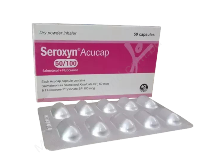 Salmeterol + Fluticasone Propionate (Seroxyn 50 mcg+100 mcg / 50 mcg+ ...